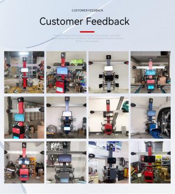 China Motorleistung 0,75kw/1,1kw Vollset 3D-Vierrad-Ausrichtmaschine für Reparaturwerkstatt zu verkaufen
