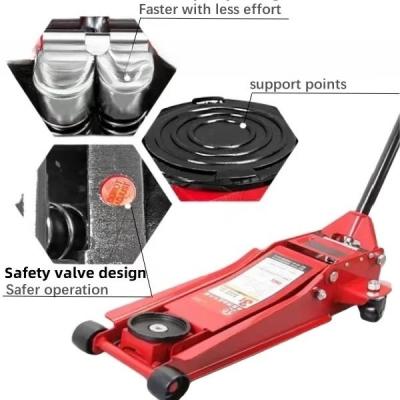 China 110v/220v/380v Best 3 Ton Pallet Trolley Hydraulic Floor Jack for Cars Customer Request for sale