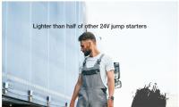 China 12V 24V Car Jump Starter Power Bank 24000mAh 2000A Peak Emergency Battery for sale
