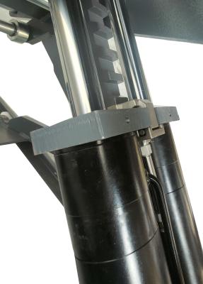 China 110mm MIN HEIGHT CE 3.5T Super-Thin Scissor Car Lifter for Smooth Vehicle Lifting for sale