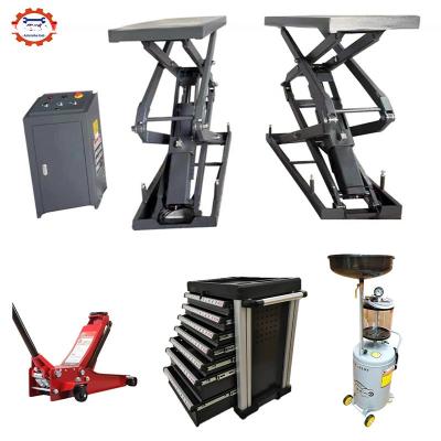 Cina 110 mm MIN Altezza 4.0t Capacità Heavy Duty Twin Scissor Car Lifter per manutenzione auto in vendita