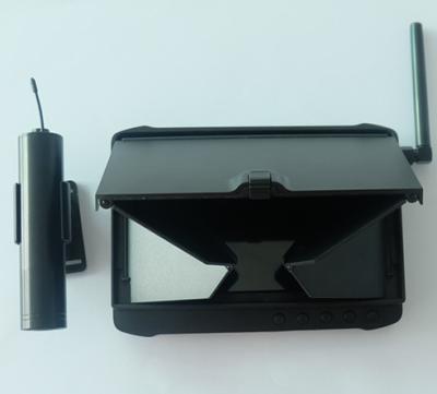 China Outdoor 2.4GHz Wireless Mini Spy Camera 5inch DVR Monitor With Sunshade , Dvr Spy Cameras for sale