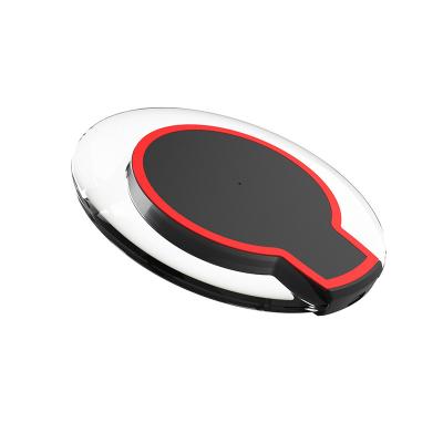 Cina luce standard di 5W Qi PMMA Crystal Wireless Charger Gift With LED in vendita