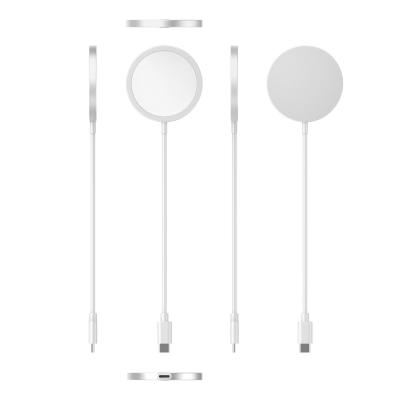 Cina cuscinetto di carico del metallo senza fili portatile dei caricatori del cavo di 1m per Iphone 12 in vendita