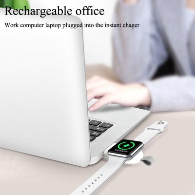 China 2W Usb Portable Wireless Charger ABS PCB FCC For Apple Iwatch for sale