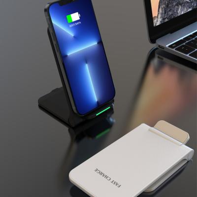 中国 15W Qi Cordless Wireless Charger Vertical Foldable Portable Fast Charging 販売のため