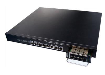 China 1U rackmount 6 gigabit LAN , 8 ports 1000mbps SFP ports Firewall appliance/Router for sale
