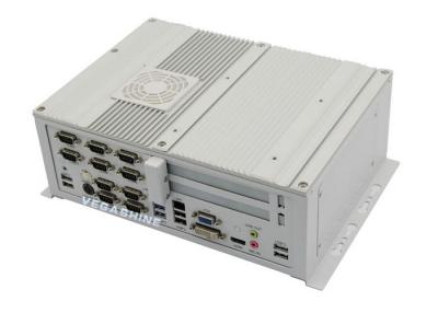 China Intel Core i3-3217U 10 COM ports Industrial Mini PC support VGA HDMI DVI for sale