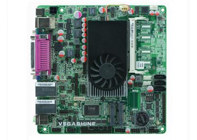 China Celeron 1037U Dual core cpu 2 LAN ,10 COM MINI ITX Motherboard DC power in for sale