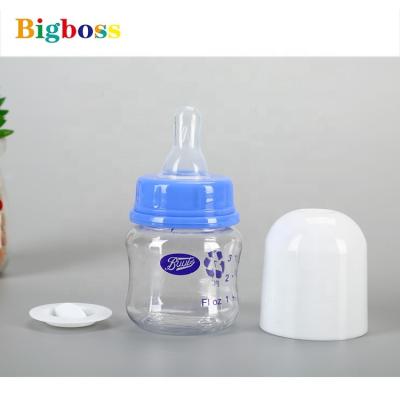 China 60ml Newborn Baby Milk Bottle Pp Pc Silicone Light Blue Color for sale