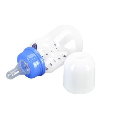 China Factory direct wholesale cute silicone baby hands-free feeding bottle food bottle drinking water bottle for sale