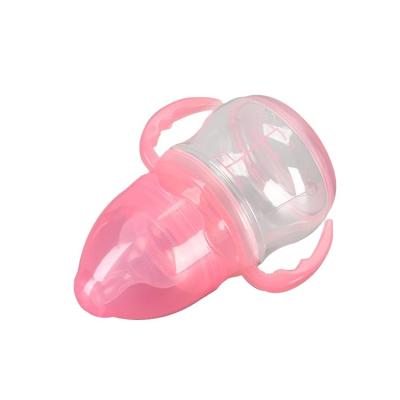 China Wholesale new wide-neck silicone baby products formula cute baby bottle for sale