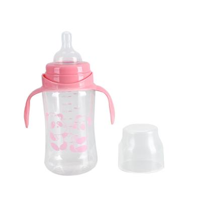 China 300ml Lovely Safety Newborn Milk Bottle Set With Handle for sale