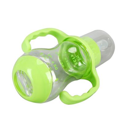 China Baby Infant Feeding Bottles Soild Color Pink Bule Green for sale