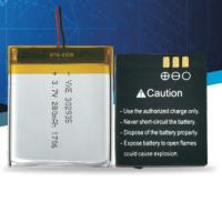 China Lithium Ion Battery 3.7V 280mAh for Wearable Devices High Energy Density for sale