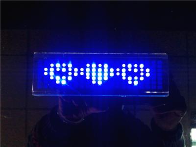 China Marketing LED scrolling message T-shirt for sale