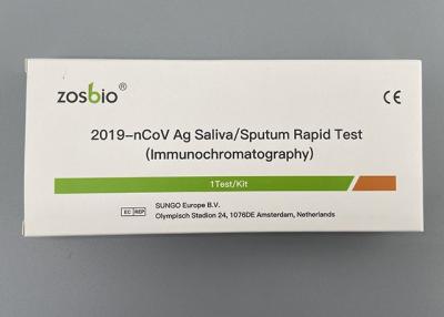 Cina prova rapida Kit Immunochromatography Usage Manual espettorato AG della saliva 2019-NCoV in vendita