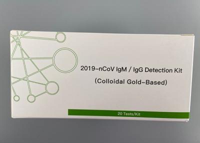 China método do teste do jogo do teste de 2019-NCoV IgM IgG (coloidal Ouro-baseado) à venda