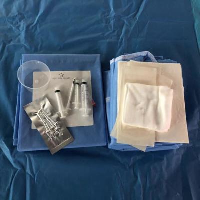 Cina Il pacchetto chirurgico sterile dell'occhio oftalmico copre la morbidezza del pacchetto in vendita