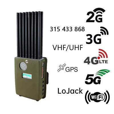Quality 2G 3G 4G 5G GPS Lojack WIFI Portable Handheld 18 Channels Full Frequency for sale