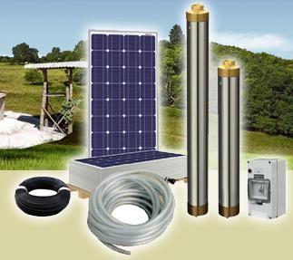 Cina Nessun sistema solare di pompaggio dell'acqua del pannello di PV di inquinamento con la pompa di AC220V in vendita