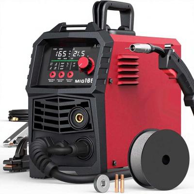 China GENWELD 165A 110V/220V MIG/Lift TIG/Stick Welder with Large LED Display, Gas/Gasless Welding Options, IGBT Inverter, Made in China for sale