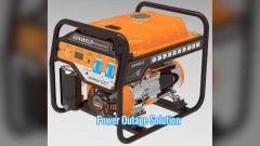 4kW Portable Generator Overload Protection