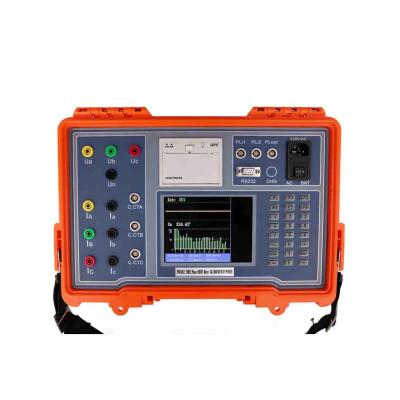 China Calibração trifásica portátil do medidor bonde uma cor TFT LCD de 6,4 polegadas com impressora à venda