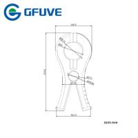 China Split Core Current Clamp On Probe For Ammeter With Inner Diameter 50mm for sale