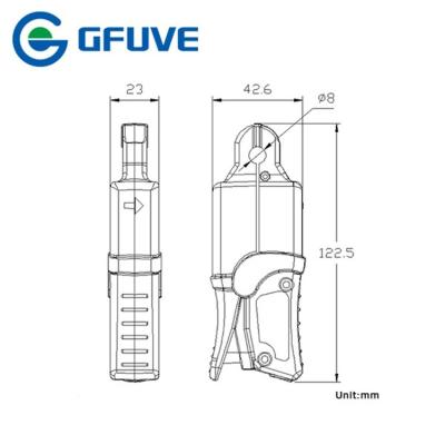 中国 GFUVE Q8の薄い顎AC現在の調査、10mAはオシロスコープのための低い現在の調査を出力した 販売のため