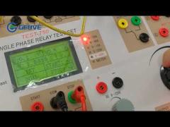 fuente actual del poder más elevado determinado de la prueba de la retransmisión la monofásico de 2KVA 100A con el contador de tiempo