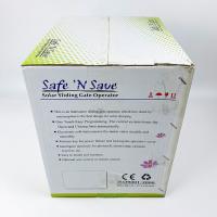 China DC 24V Automatic Sliding Gate Motor 400kg Capacity with 2 Remote Controls for sale