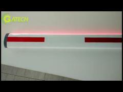 Vertical Magnetic Access Automatic Boom Barrier Gate 3M For Parking Lot