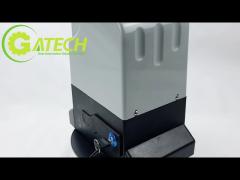 Grey Automatic Sliding Gate Opener Powder Coated Motor Gate Opener Sliding