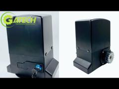 Black Solar Electric Gate Openers For Driveways 370W Aayee Gatech System