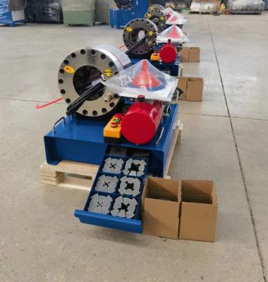 China 12v 24v Hydraulic Line Crimping Machine 4 Layers AC Hose Crimper High Configuration for sale