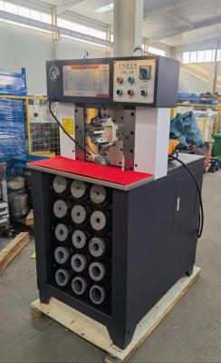 China Black Color 3 Inch Button Control System Large Range Ac Hydraulic Hose Crimping Machine Air Conditioning Hose Crimper for sale