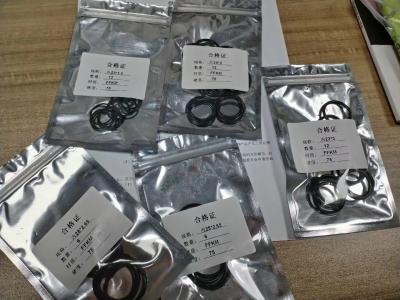 China AS568 FFKM O Rings Oil Gas Field Sealing Rings Mold Opening Compression Molding Samples for sale