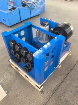 China 2 Inch And 1.5 inch Blue Color Portable Hydraulic Hose Crimping Machine With Rack And Fast Change mould tools 6-38mm Hose Swager for sale