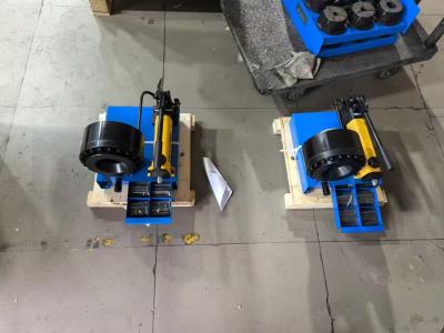 China 6-25mm 1 Inch 0KW Manual Hose Crimping Machine / Hose Crimper With 7 Dies Blue Color For Industrial for sale