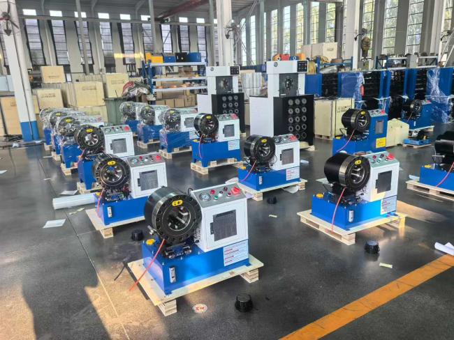 DX68 Hose Crimping Machine front view