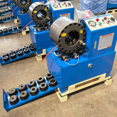 中国 2インチ10ダイス モバイルホースクリッピングマシン 600Tクリッピングフォースと200pcs / 時間効率 販売のため