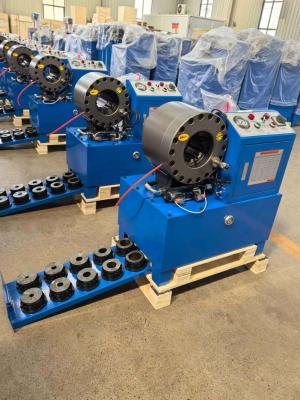 中国 2インチ10ダイス モバイルホースクリッピングマシン 600Tクリッピングフォースと200pcs / 時間効率 販売のため