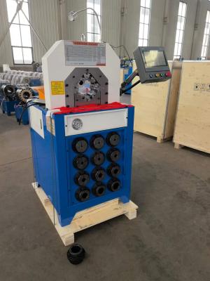 China 3 Inch Hydraulic Hose Crimping Machine with 2800KN Force 6-76mm Range and PLC Control for sale