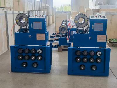 China 6-51mm Crimping Range Hydraulic Hose Crimping Machine with Fast Change Mould Tool and 10 Interchangeable Dies for sale