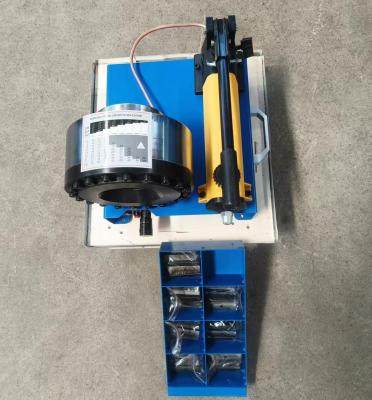China 1 Inch Manual Hydraulic Hose Crimping Machine Crimping Range From 6mm To 25mm Blue Colour With 7 Dies For Hydraulic Applications With Different Pressure From 31.5 MpA To 60 Mpa As Client Demand for sale