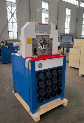 China 3 Inch Super Thickness Model 220v/380v Hydraulic Hose Crimping Machine PLC Control System Bigger Capacity 2800KN Crimper Force And 6-76mm Crimping Range 15 Dies For Hydraulic Applications for sale
