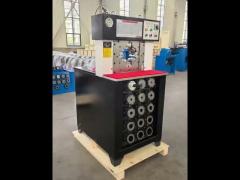 Serviço OEM Cor preta Sistema de controle de botões de 3 polegadas Large Range Ac Hydraulic Hose Crimping Machine Air Conditioning Hose Crimper