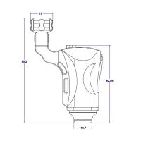 China Customized Rotary Tattoo Machine Wireless With Grip Type OEM for sale