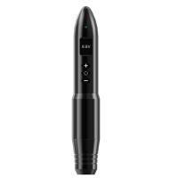 China Black Color Wireless Permanent Makeup Machine Rechargeable With RCA Interface Connector for sale